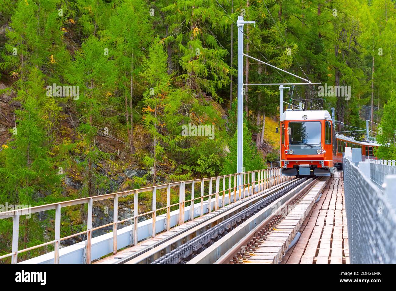 Zermatt train station hi-res stock photography and images - Alamy