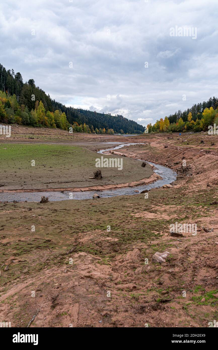 The Nagold Dam at the Nagold Valley, Black Forest, Germany Stock Photo ...