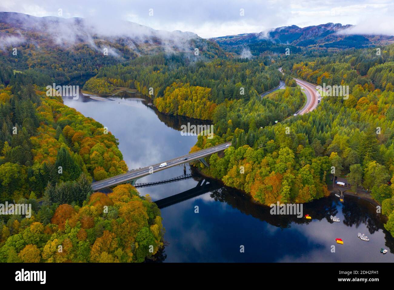 Loch faskally autumn hi-res stock photography and images - Alamy