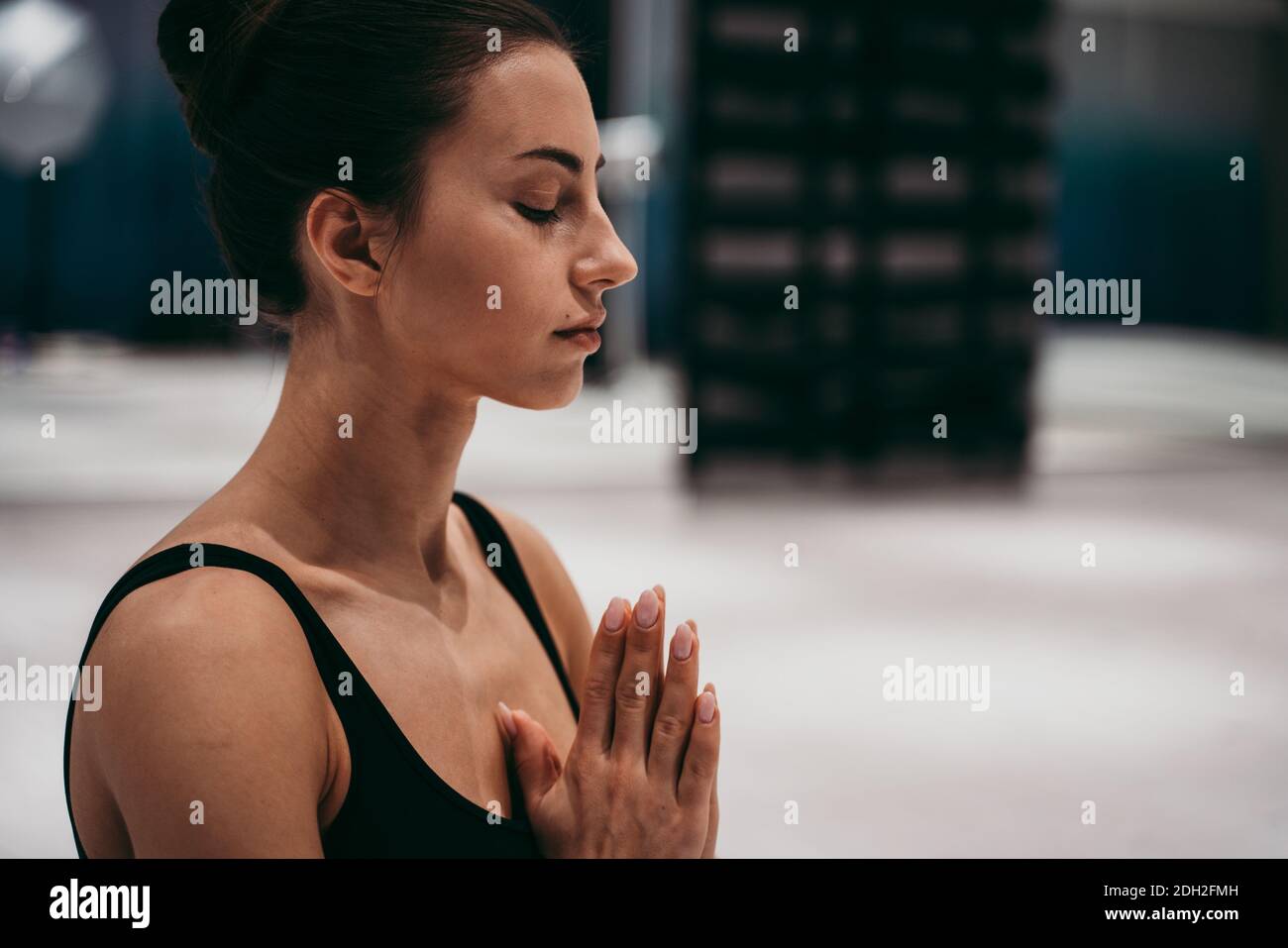 Beautiful Female Model Graceful Pose High Resolution Stock Photography ...