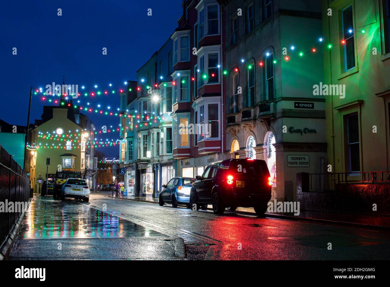 Tenby lights hi-res stock photography and images - Alamy
