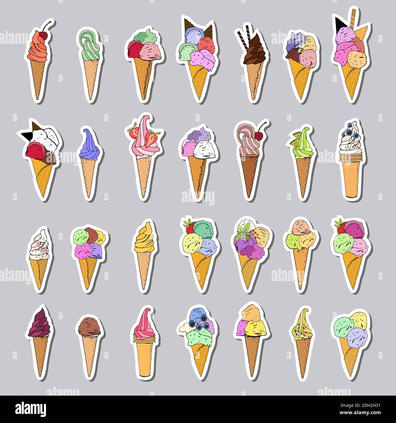 Wafer box Stock Vector Images - Alamy