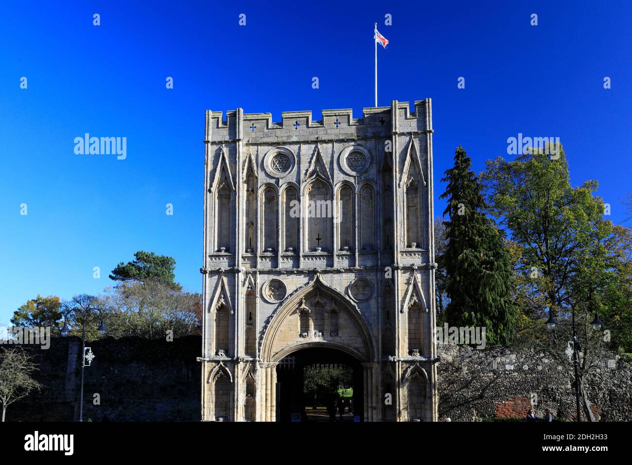 The Abbey Gate, St Edmundsbury Cathedral, Bury St Edmunds City, Suffolk ...