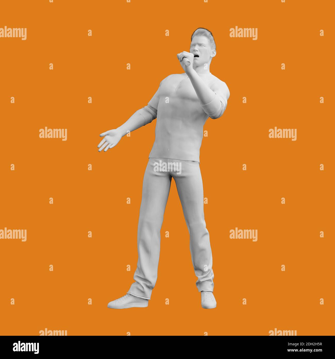 Portrait talented young male artist hi-res stock photography and images ...