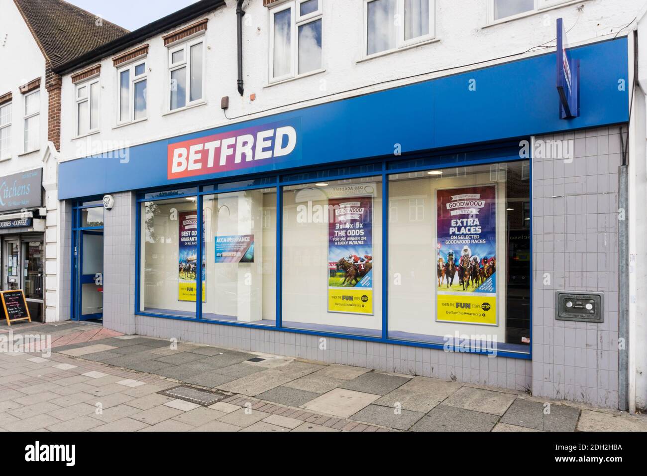 A Betfred betting shop in Lewisham, South London Stock Photo - Alamy