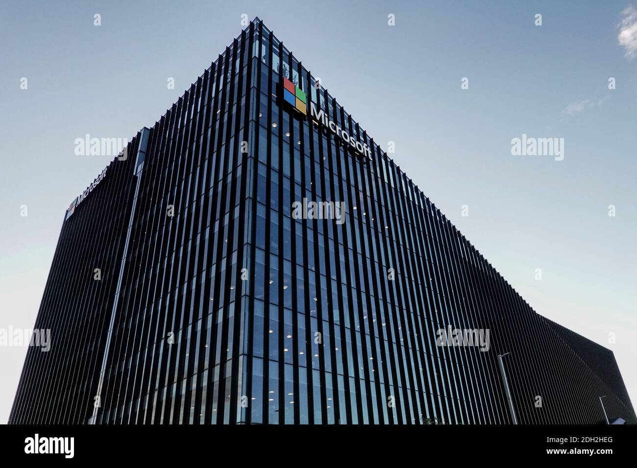 Microsoft R&D Center in Herzliya Industrial Zone, Israel Stock Photo ...