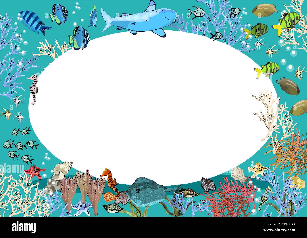 Tropical Fish Border