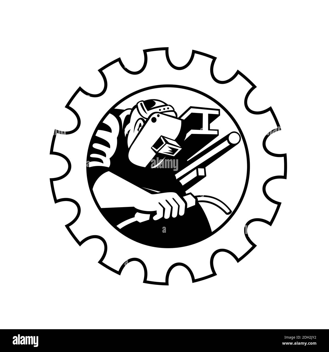 Illustration torch in white Black and White Stock Photos & Images - Alamy