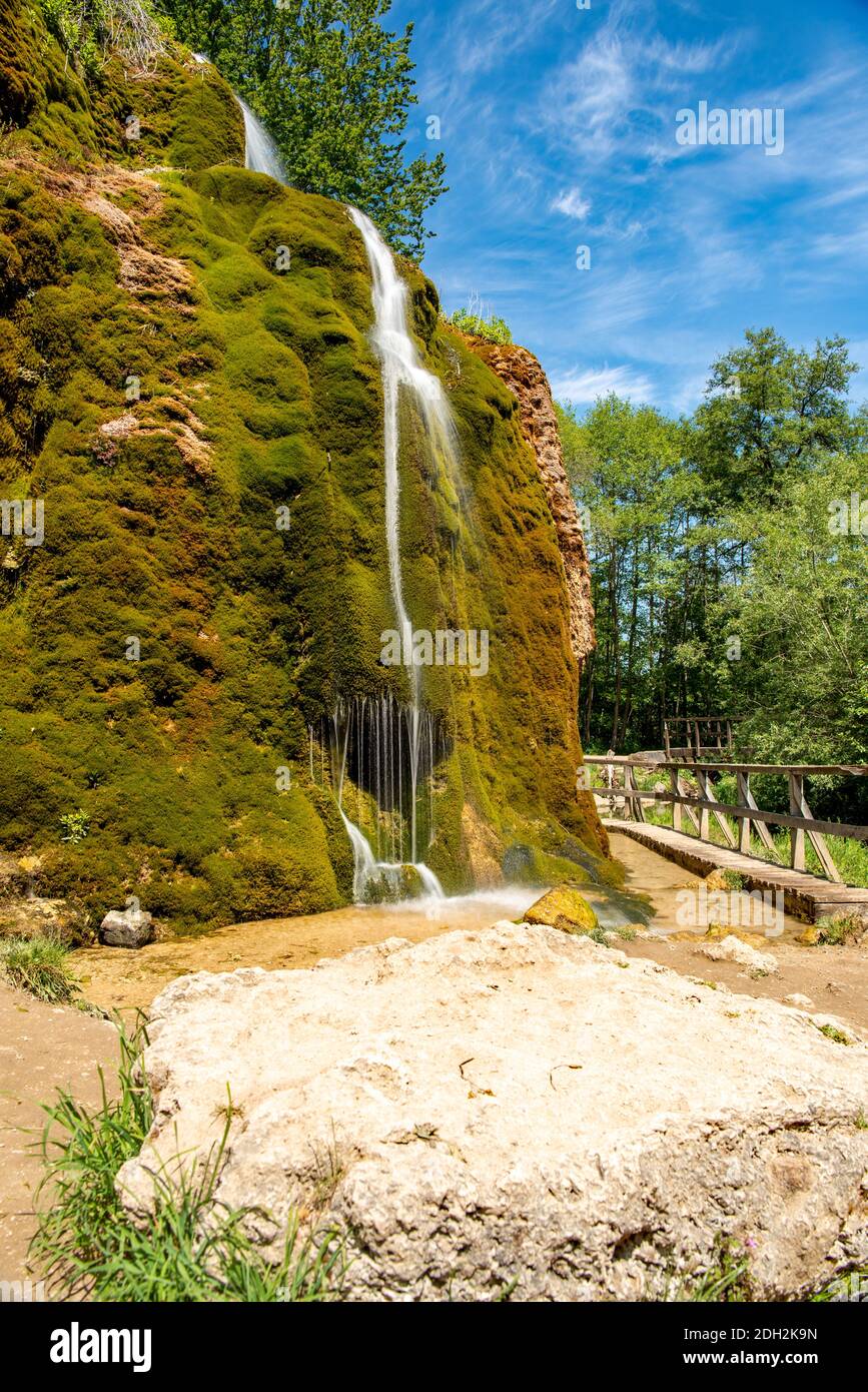 Three mills waterfall Stock Photo - Alamy