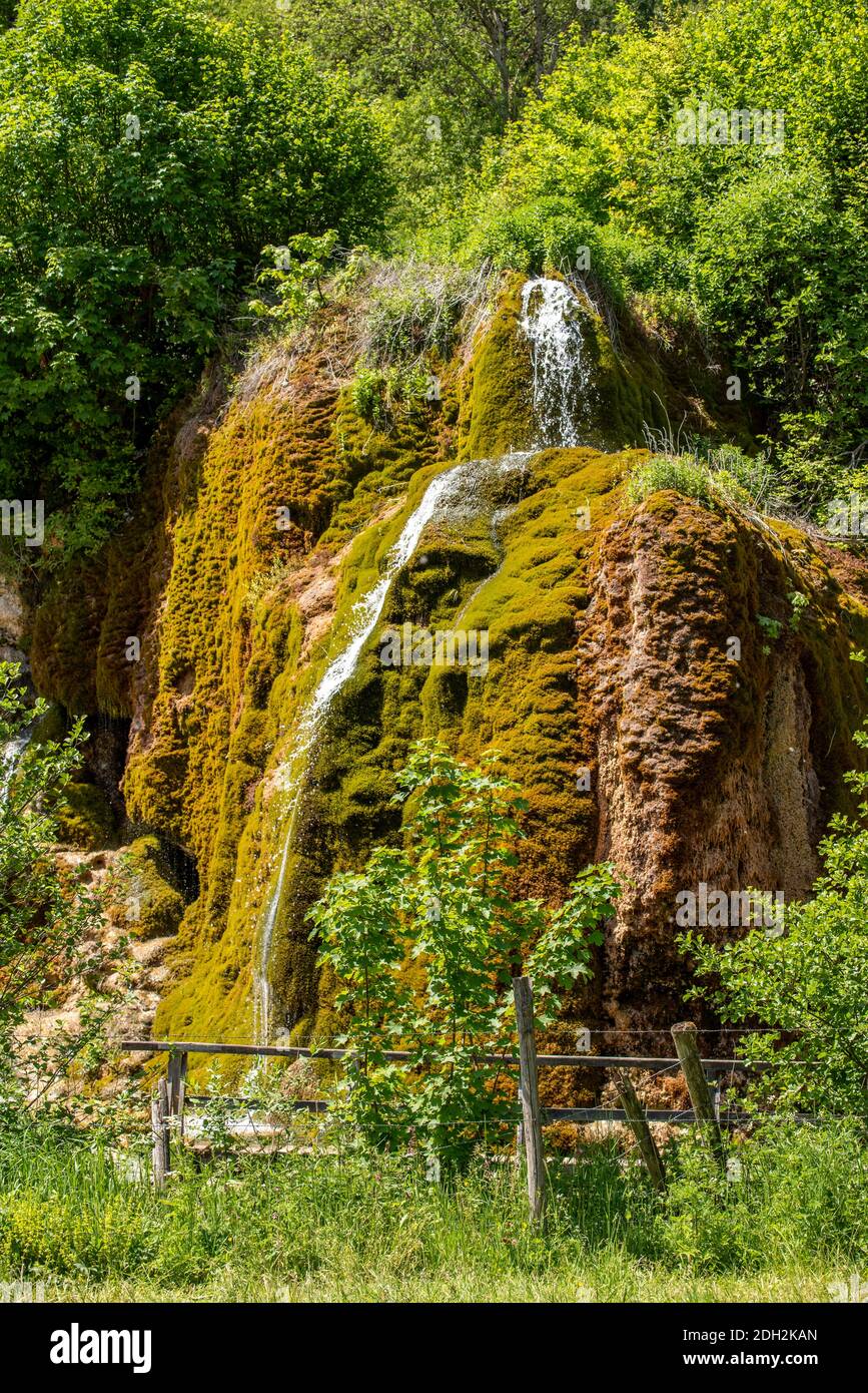 Three mills waterfall Stock Photo - Alamy