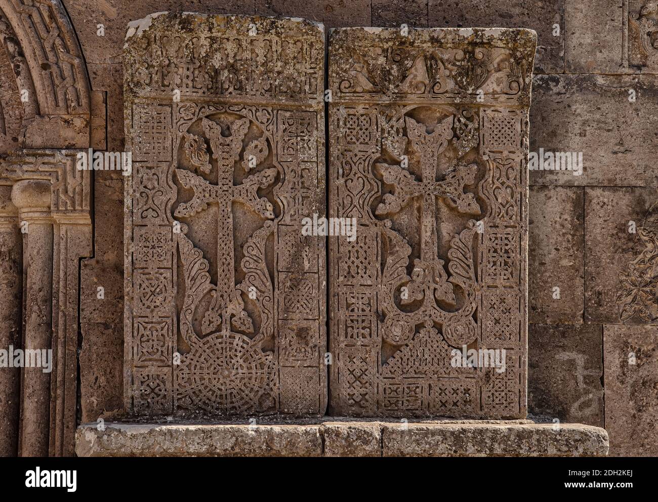 Historic Armenian orthodox cross-stone, khachkar Stock Photo - Alamy