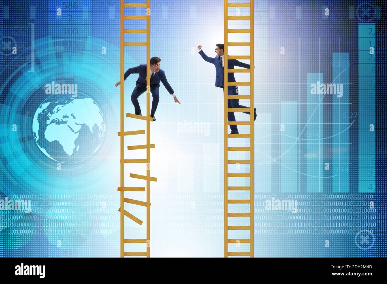 Career competition in business environment Stock Photo - Alamy