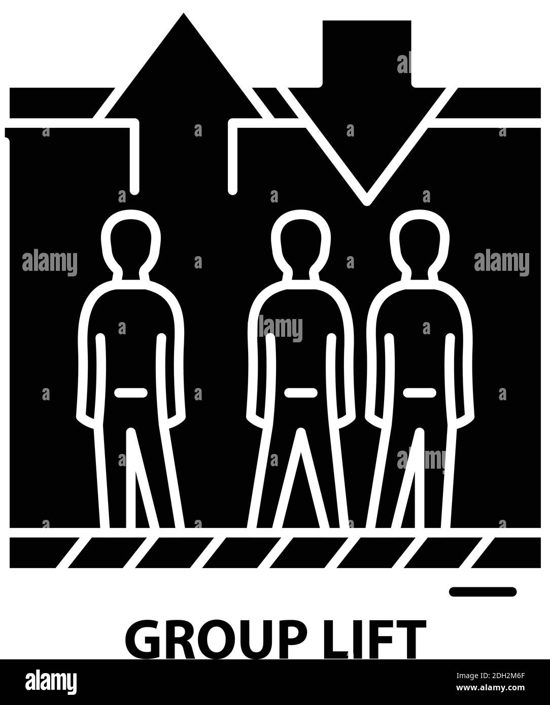 Group male female fit Black and White Stock Photos & Images - Alamy