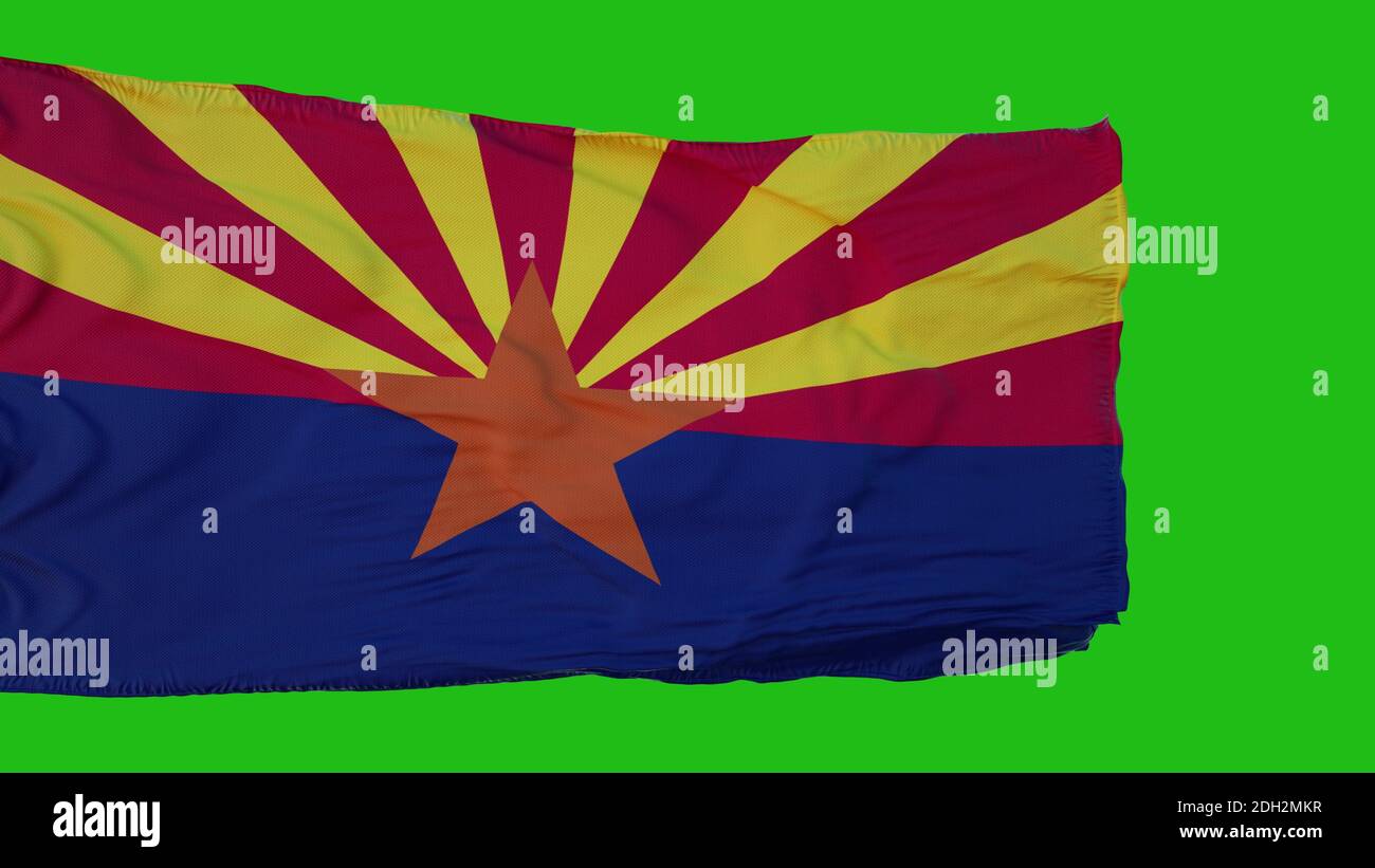 Flag of Alaska on Green Screen. Perfect for your own background using ...
