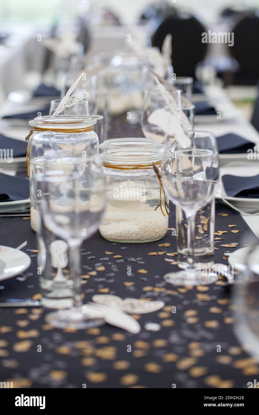 Festive dining table setting Stock Photo - Alamy Festive dining table setting Stock Photo - Alamy