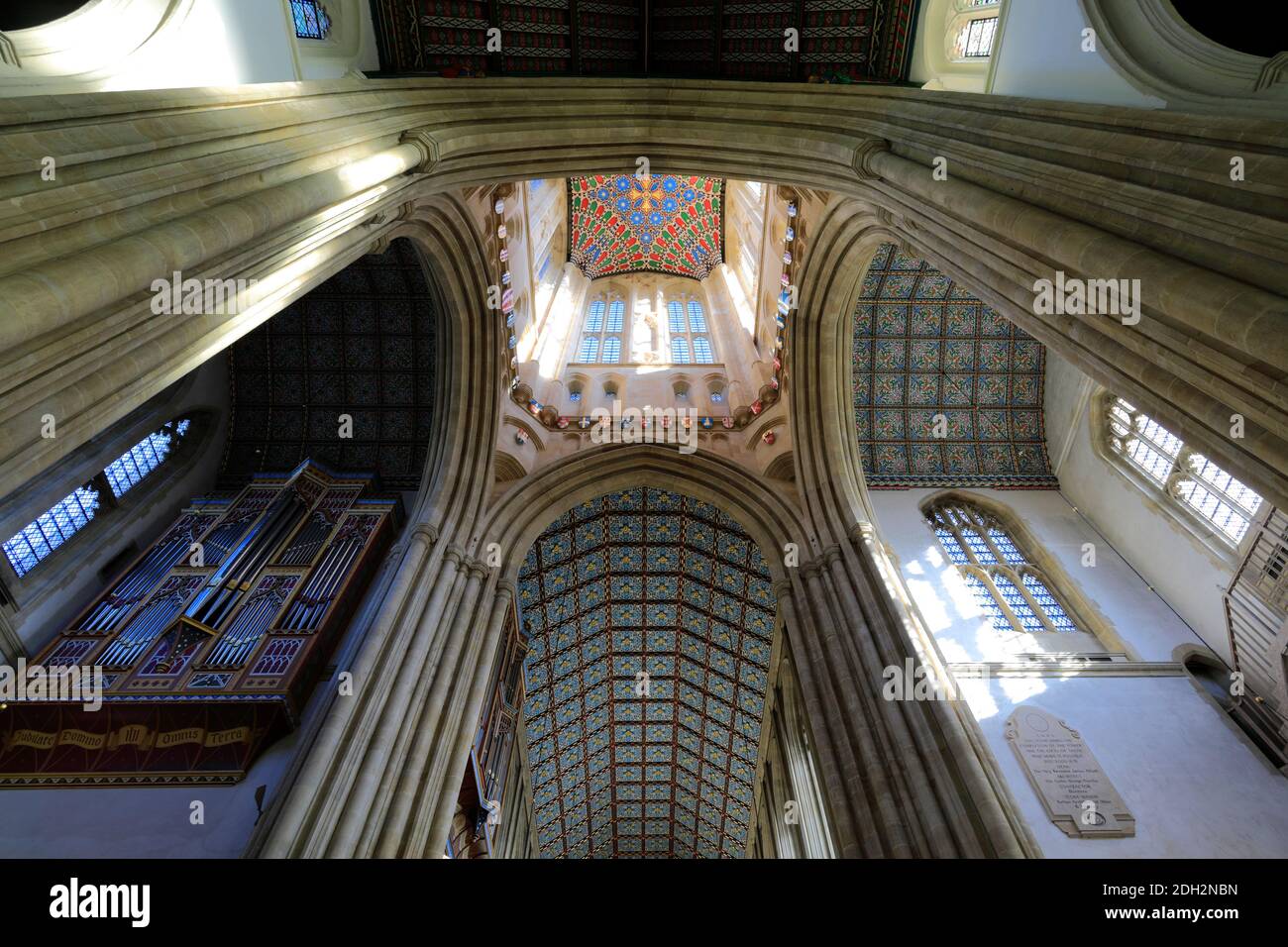 Interior view of St Edmundsbury Cathedral, Bury St Edmunds City ...
