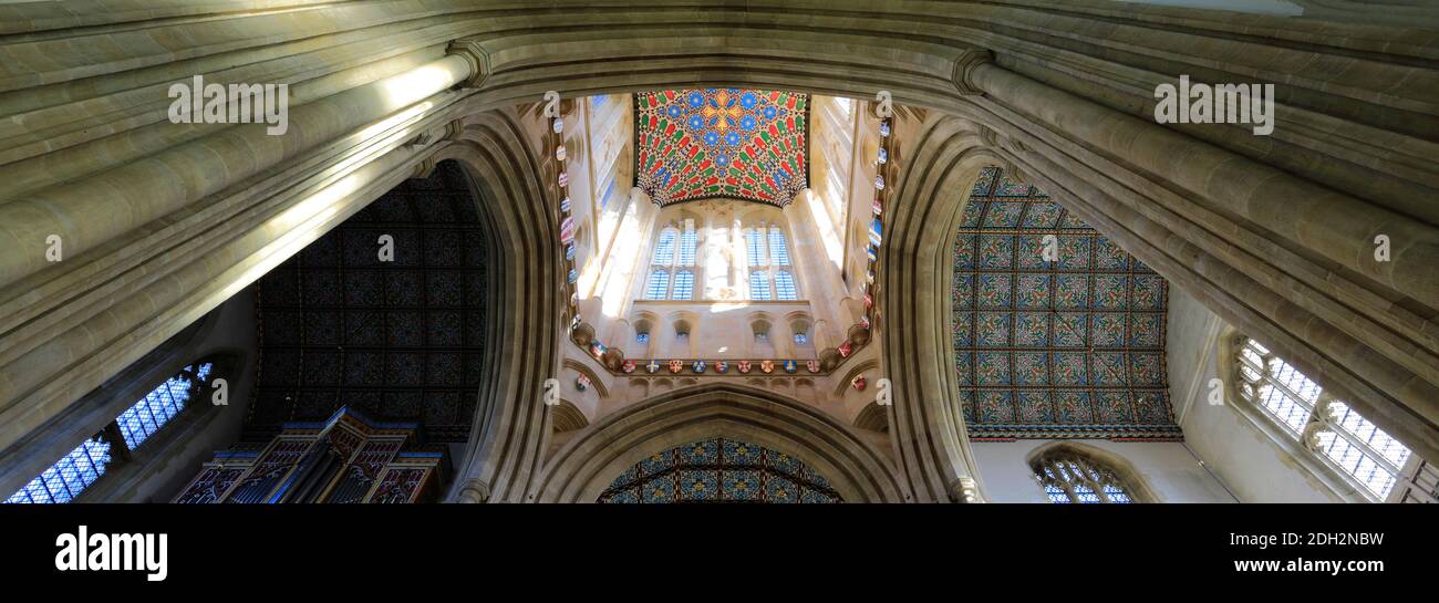 Interior view of St Edmundsbury Cathedral, Bury St Edmunds City ...