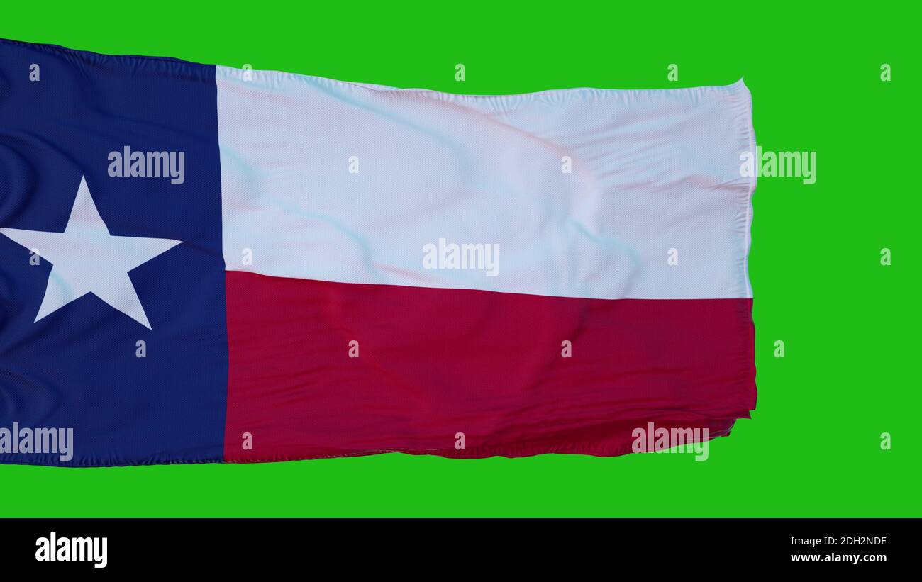 Flag of Texas on Green Screen. Perfect for your own background using ...