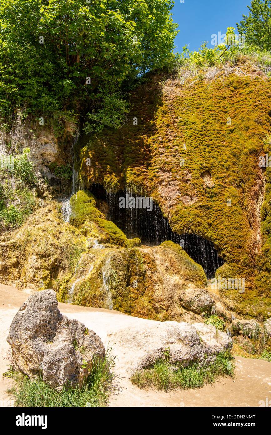 Three mills waterfall Stock Photo - Alamy