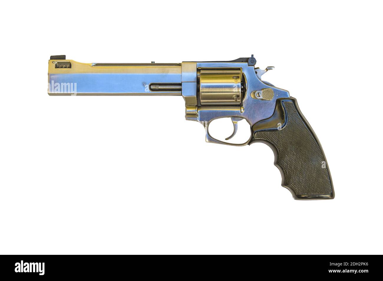 Revolver Side View Isolated Photo Stock Photo - Alamy