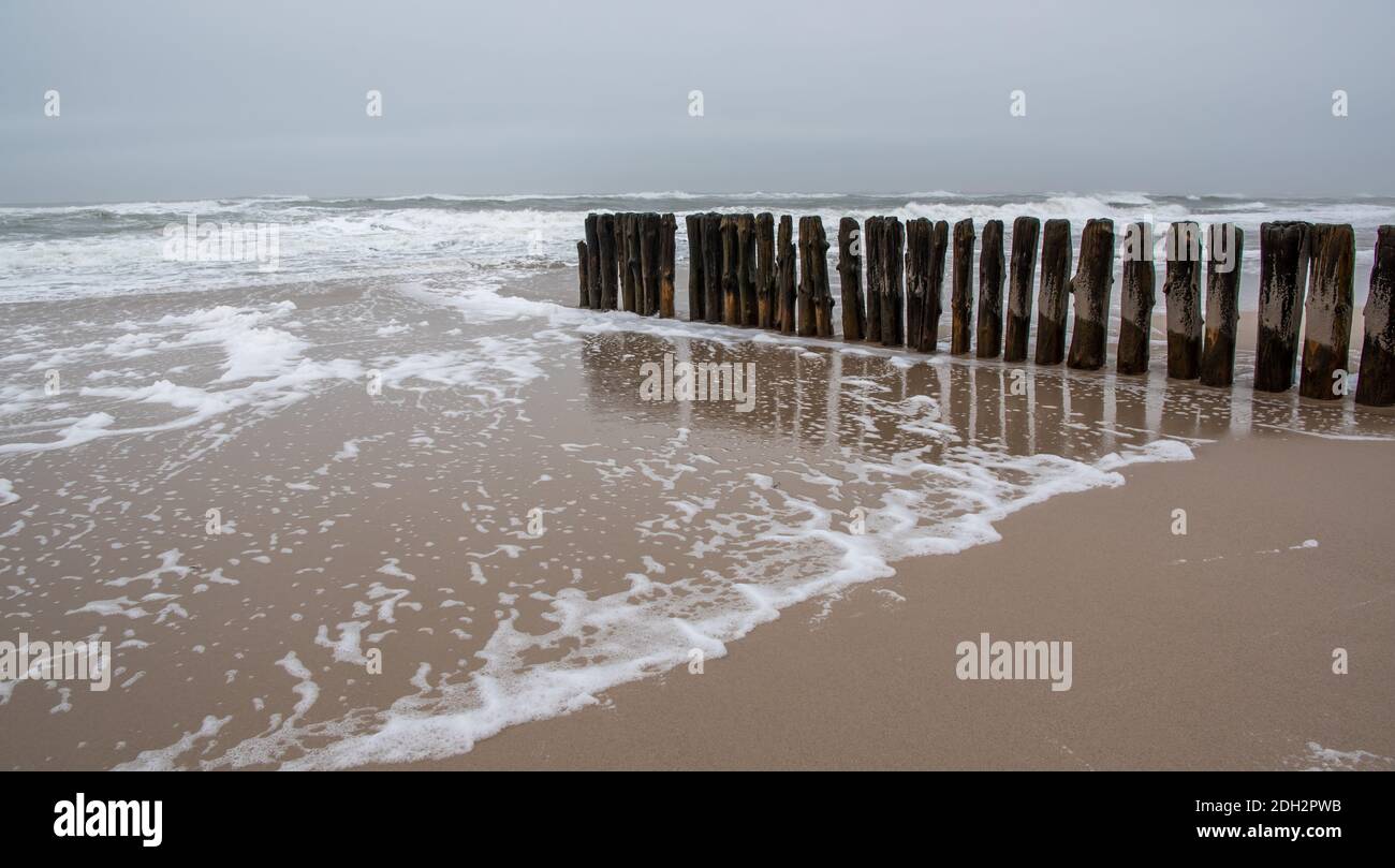 Log breakwater hi-res stock photography and images - Alamy