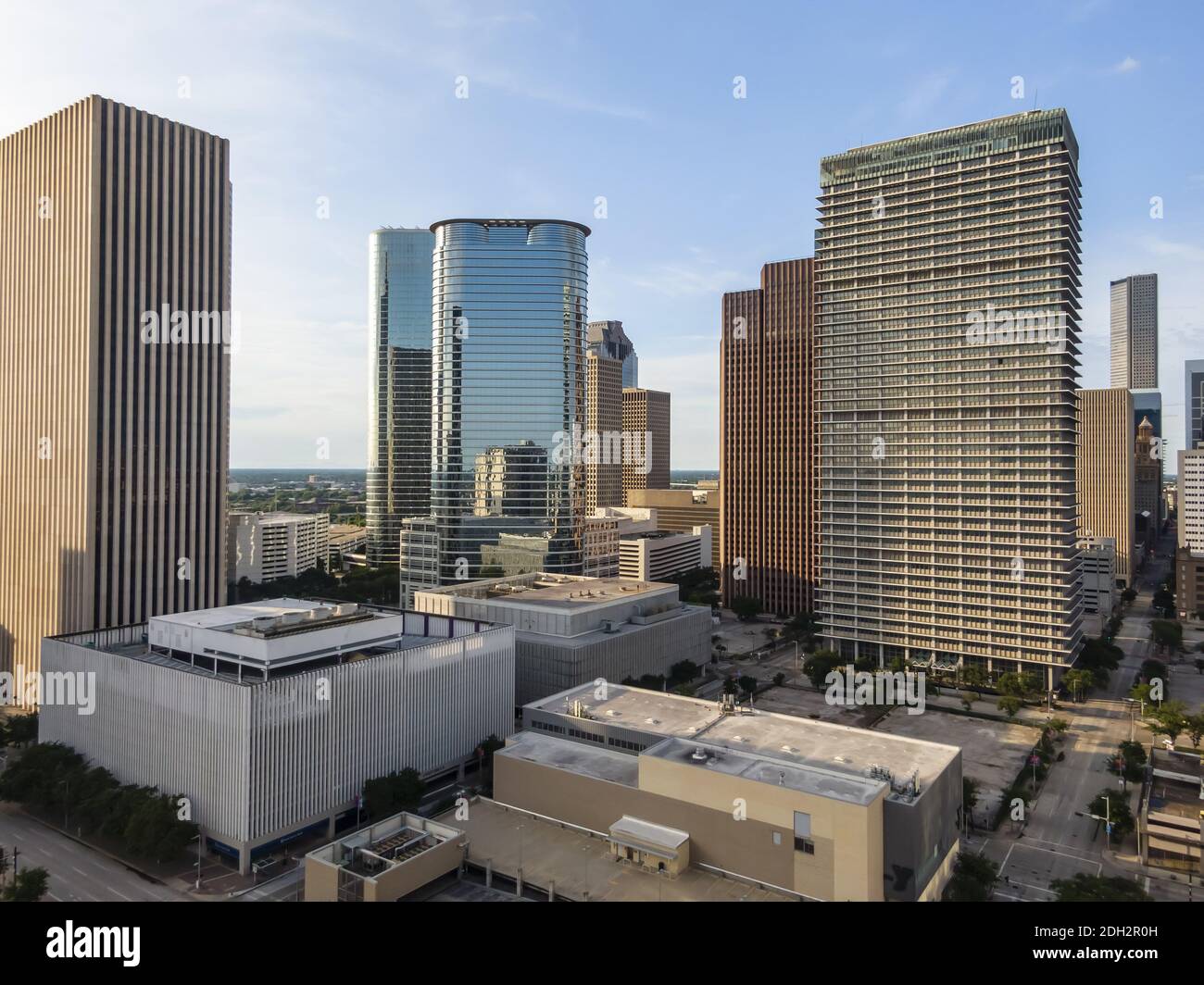 Aerial View Of Houston Texas Stock Photo - Alamy