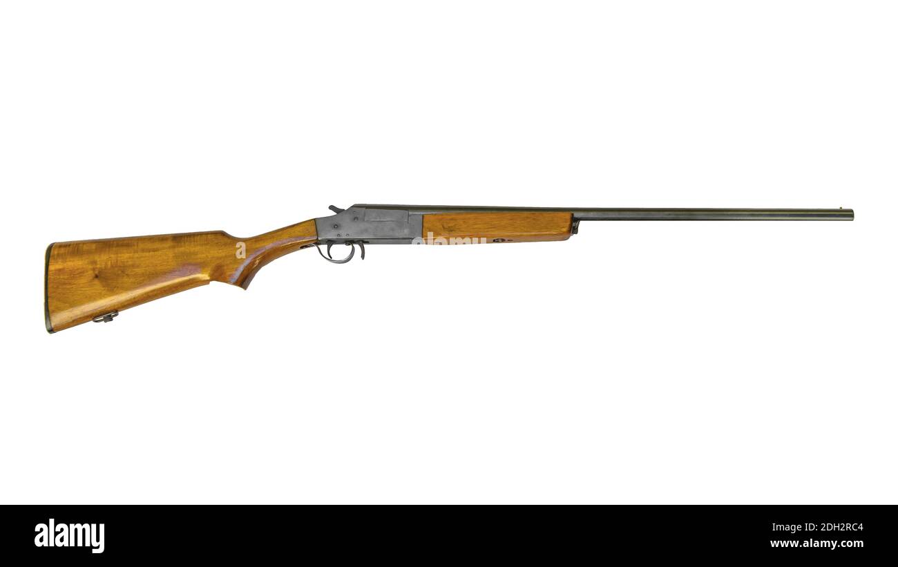 Long Shotgun Isolated Photo Stock Photo - Alamy