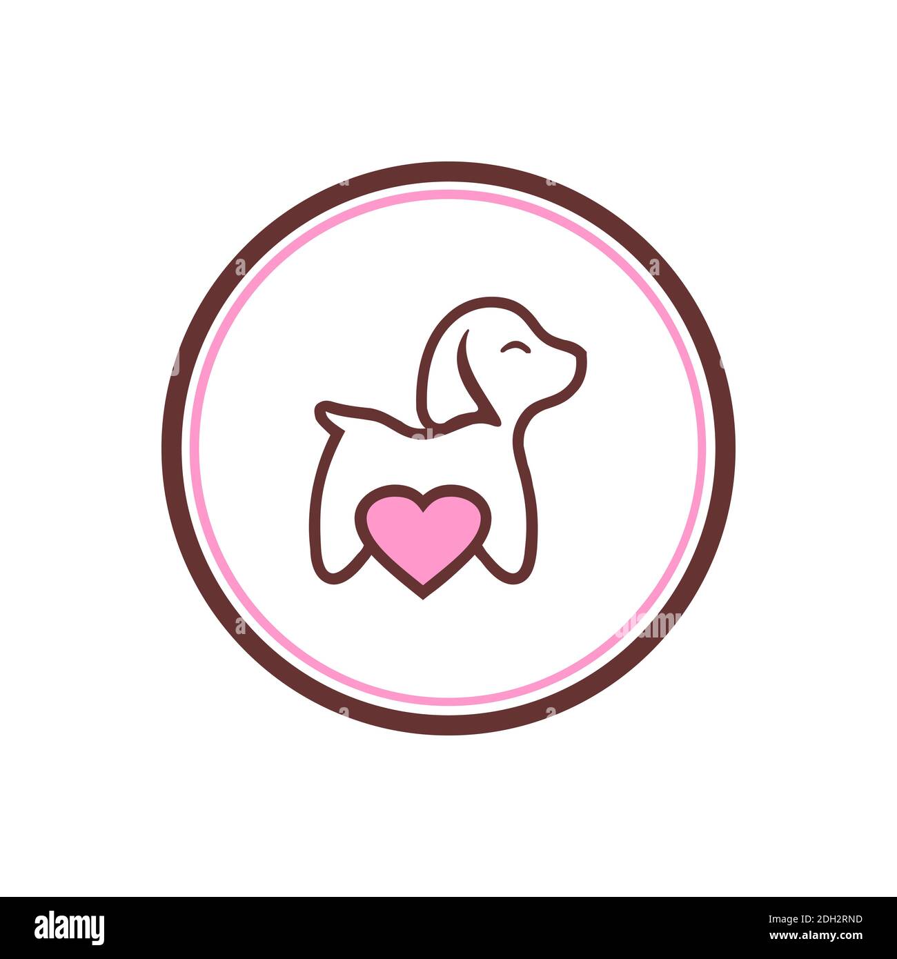 Love dog Stock Vector Images - Alamy