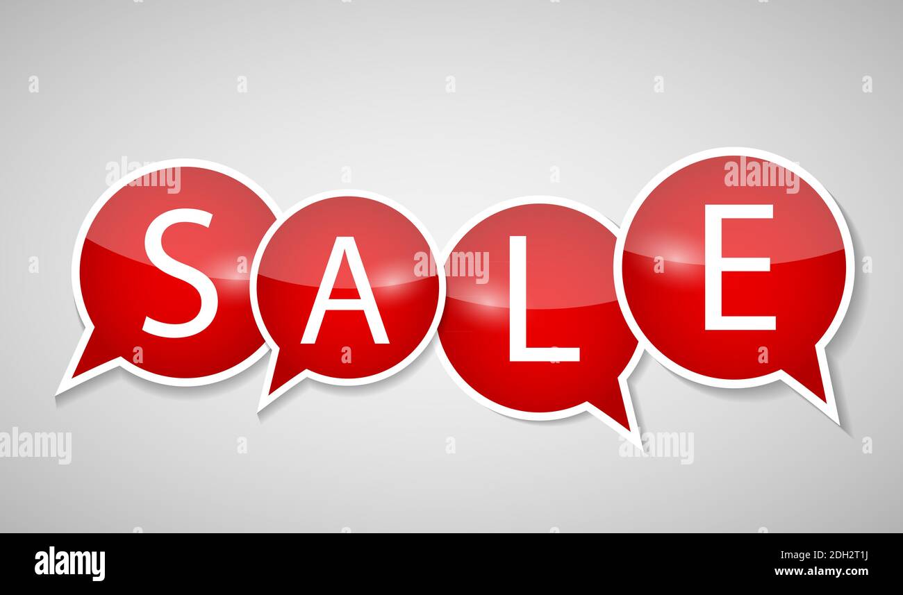 Sale Concept of Discount. Illustration Stock Photo - Alamy