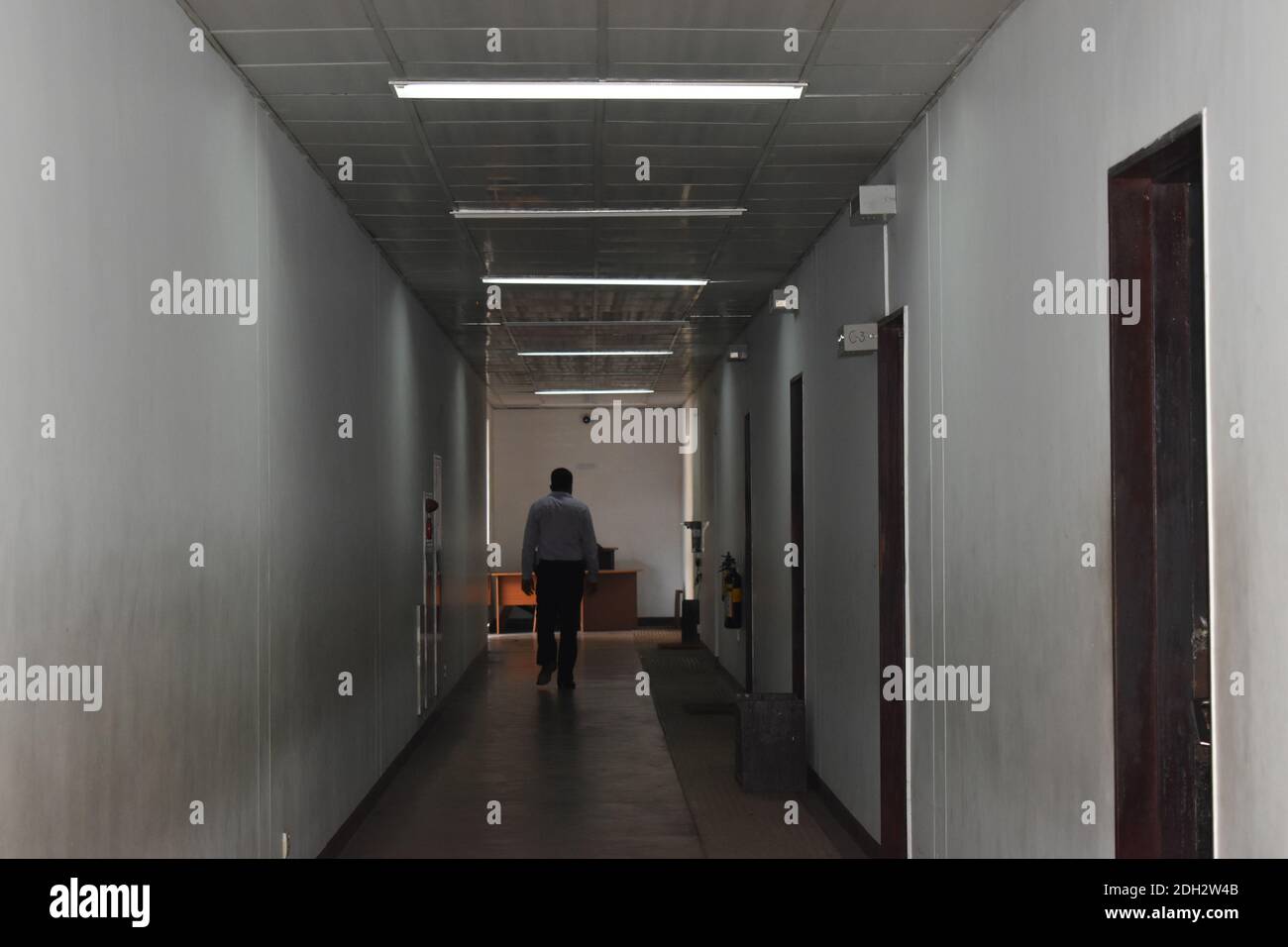 The corridors leading to recording rooms and studios. The Sri Lanka ...