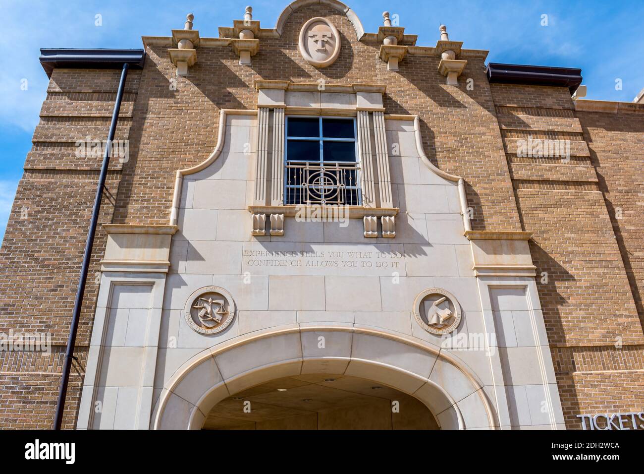 A multipurpose stadium inside the campus of Texas Tech University in ...
