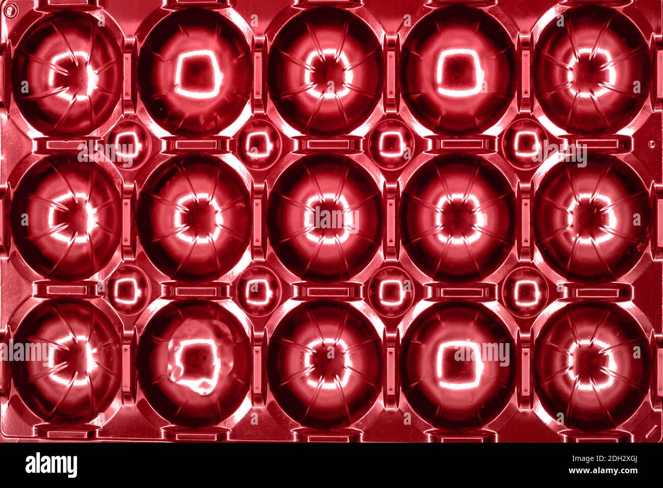 abstract plastic shapes and red lights Stock Photo - Alamy