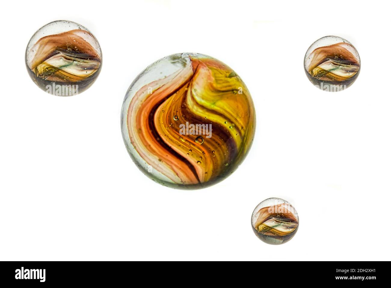air bubbles in glass ball Stock Photo - Alamy