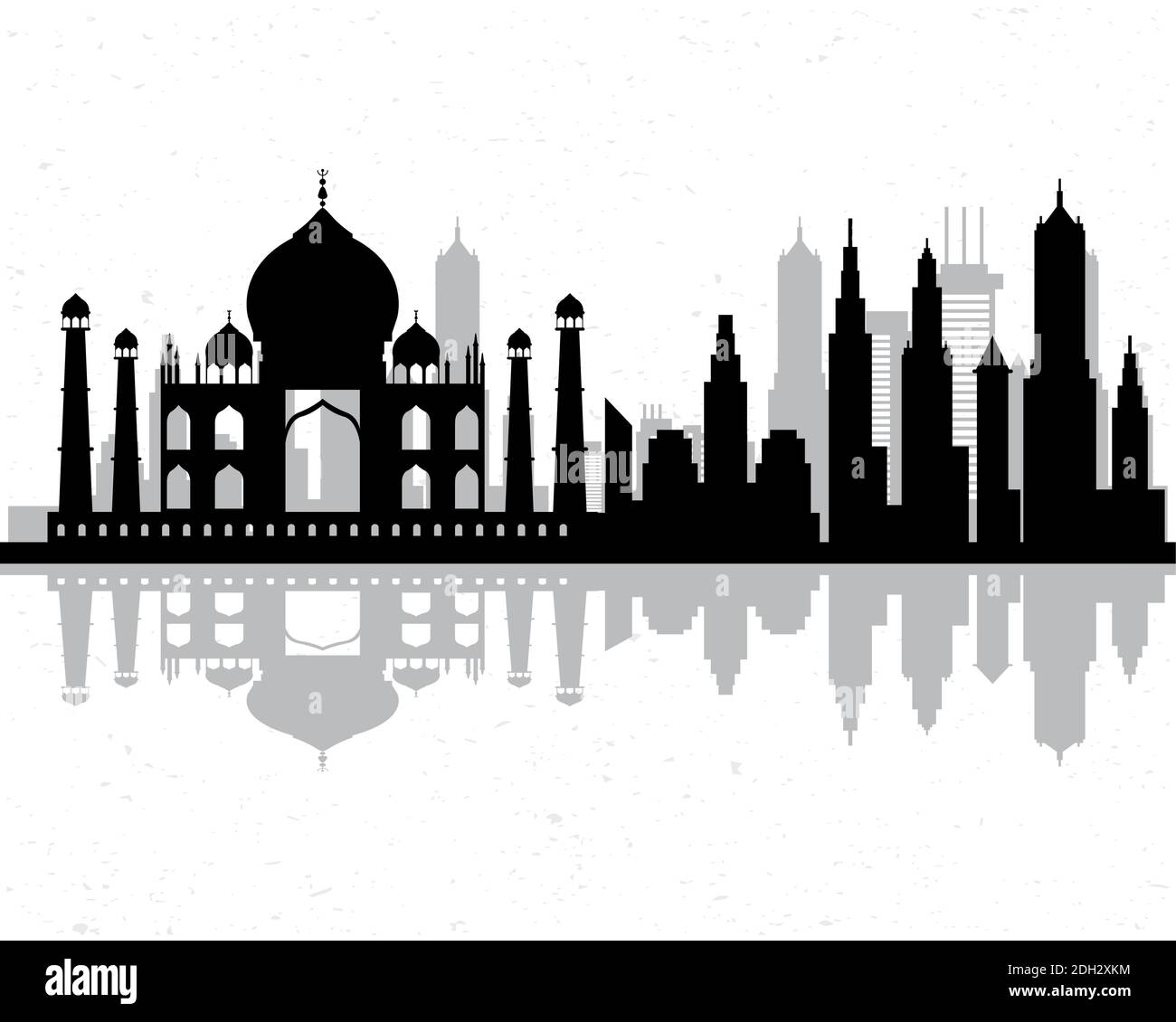 cityscape india skyline scene icon vector illustration design Stock ...