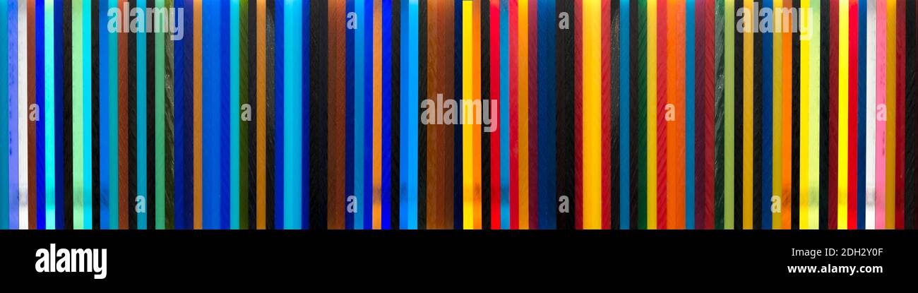 Coloured Cast Acrylic Sheet arranged Stock Photo - Alamy