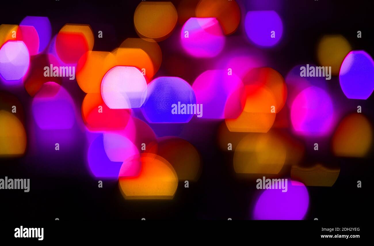 Blurred colorful lights red green hi-res stock photography and images ...