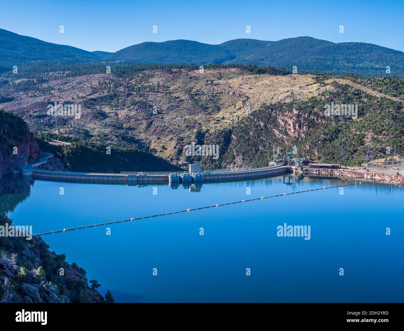 Flaming Gorge Dam, Flaming Gorge National Recreation Area near Dutch ...