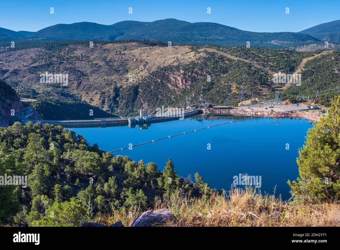 Flaming Gorge Dam, Flaming Gorge National Recreation Area near Dutch ...