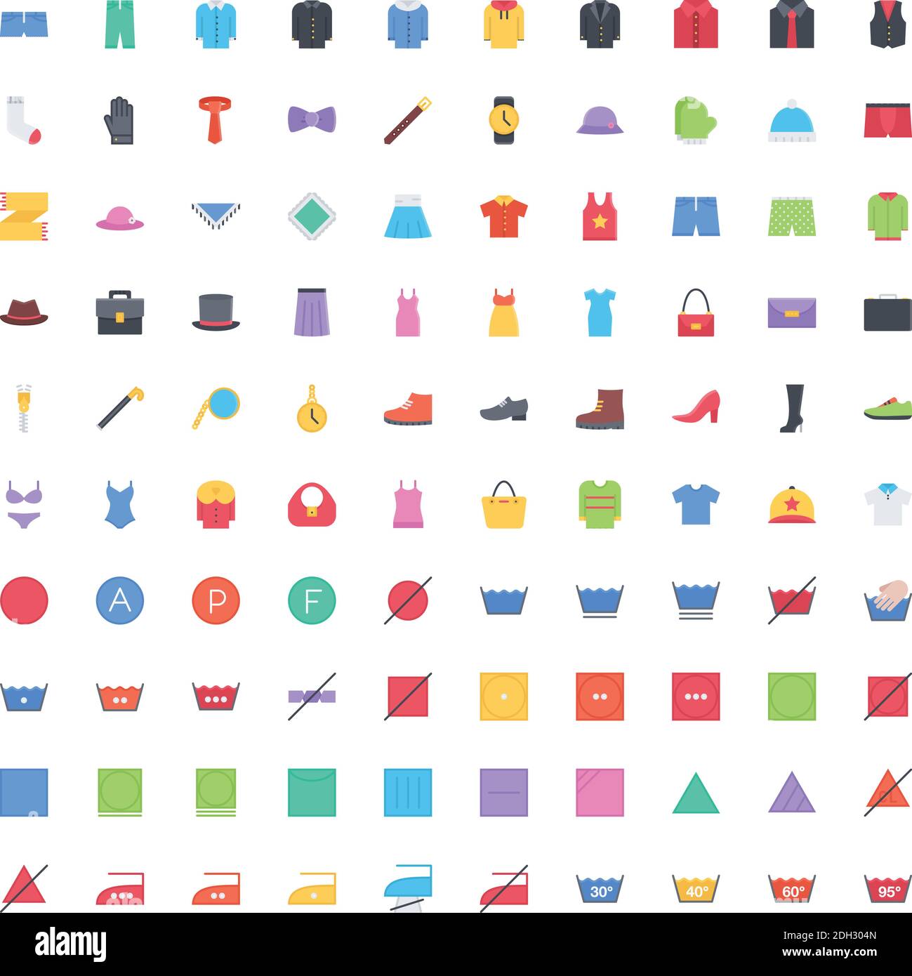 the clothes icons pack Stock Vector Image & Art - Alamy