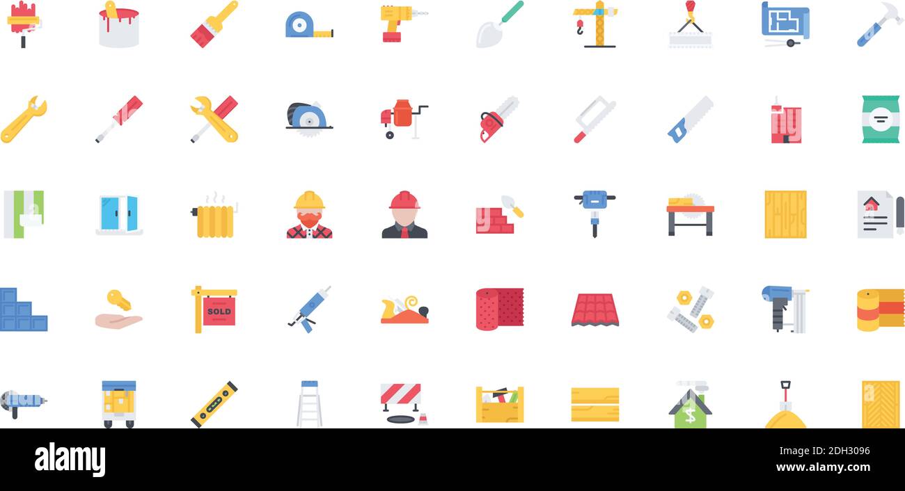 the building icons pack Stock Vector Image & Art - Alamy