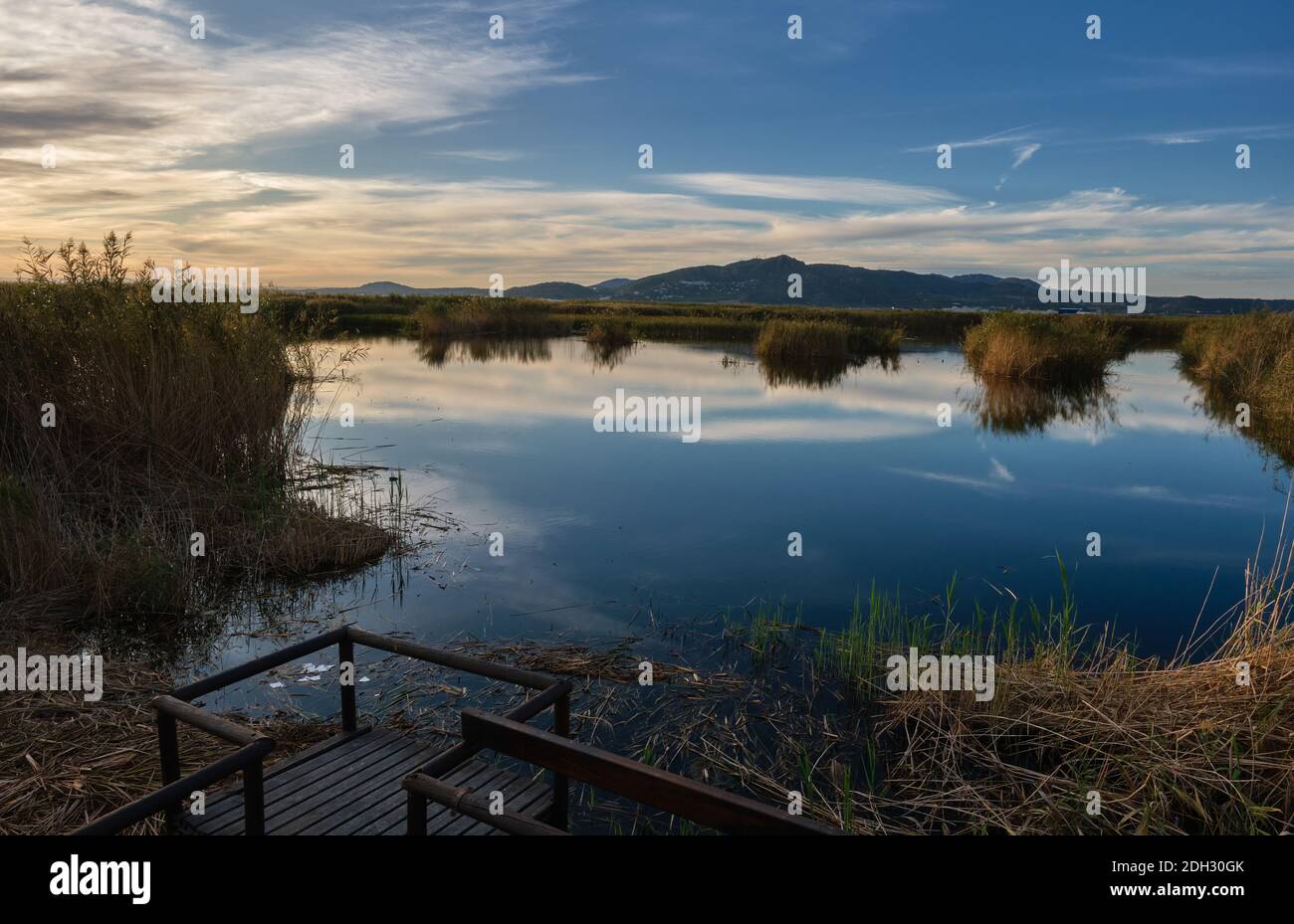 landscape mountains and water Europe Stock Photo - Alamy