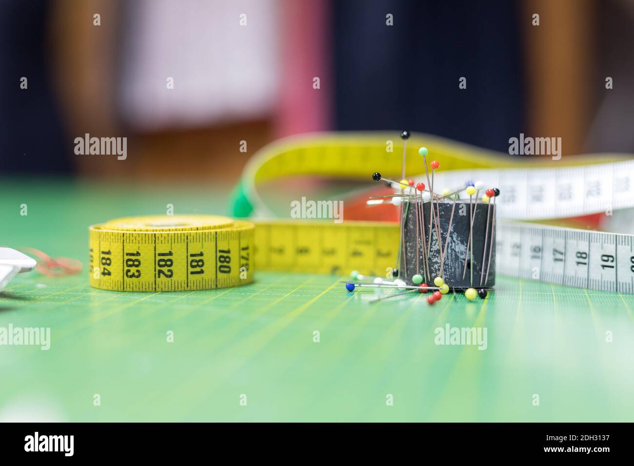 Dressmaker working measuring tape hi-res stock photography and images ...