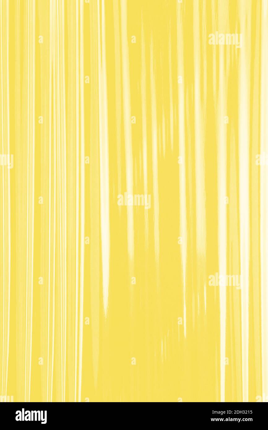 Illuminating yellow Cling film folds texture, plastic, vinyl background ...