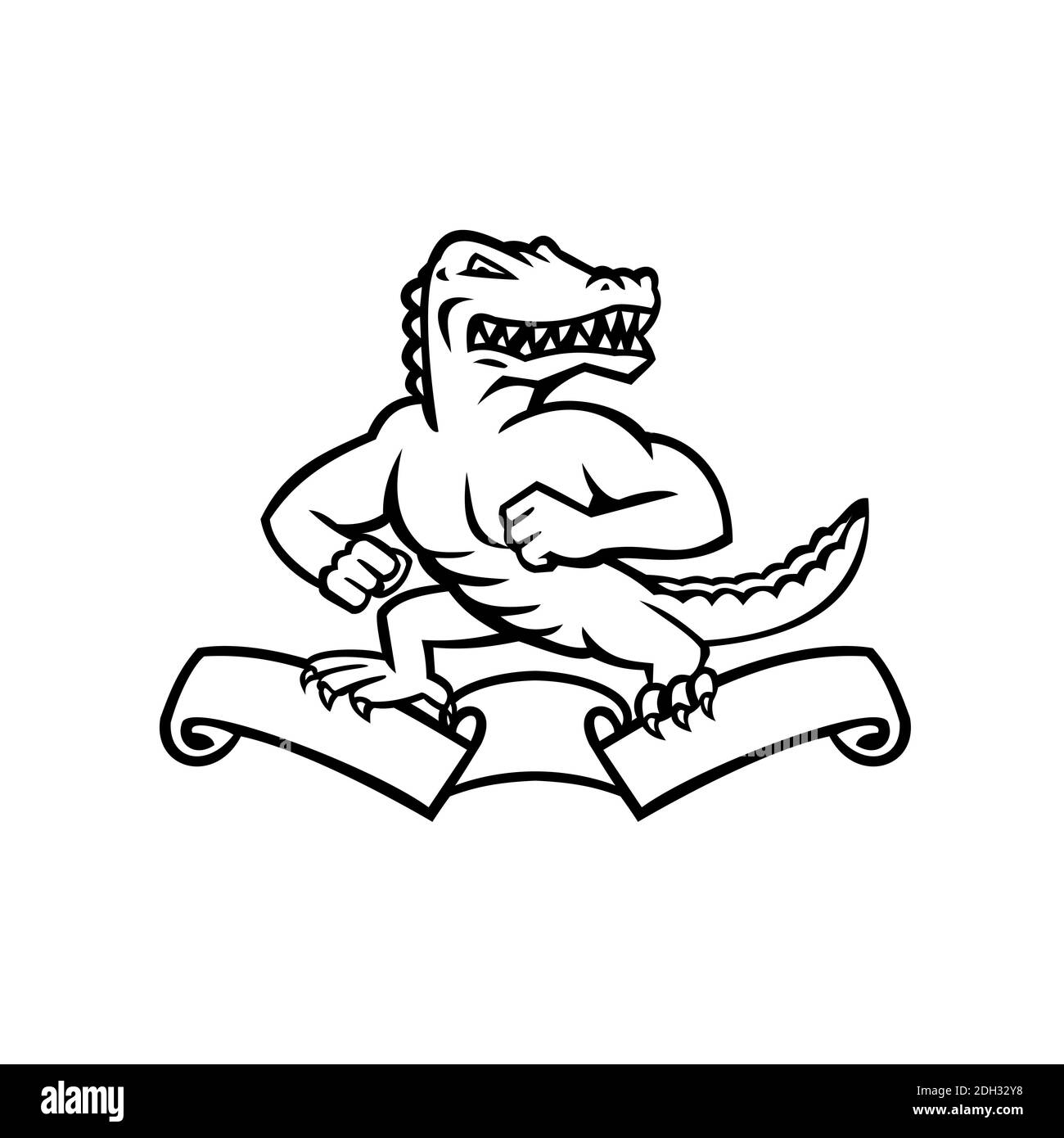 Gator mascot Cut Out Stock Images & Pictures - Alamy