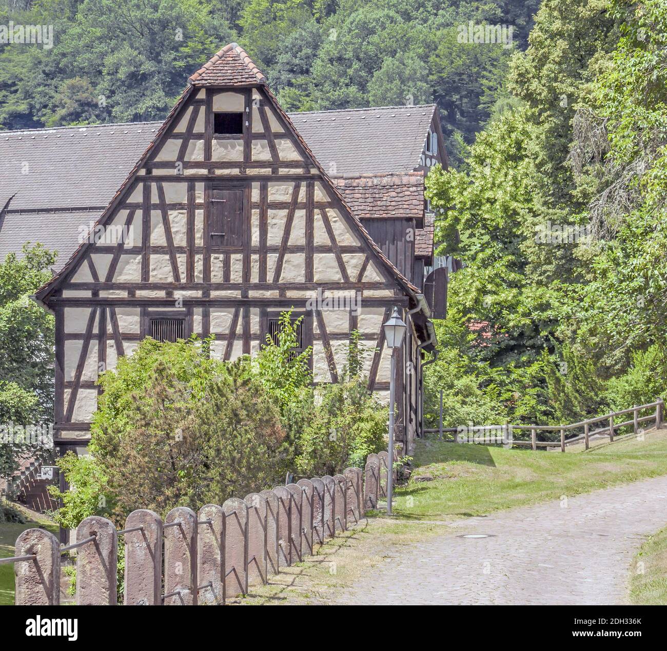 Building at the monastery of St. Peter and Paul , Hirsau, city of Calw ...