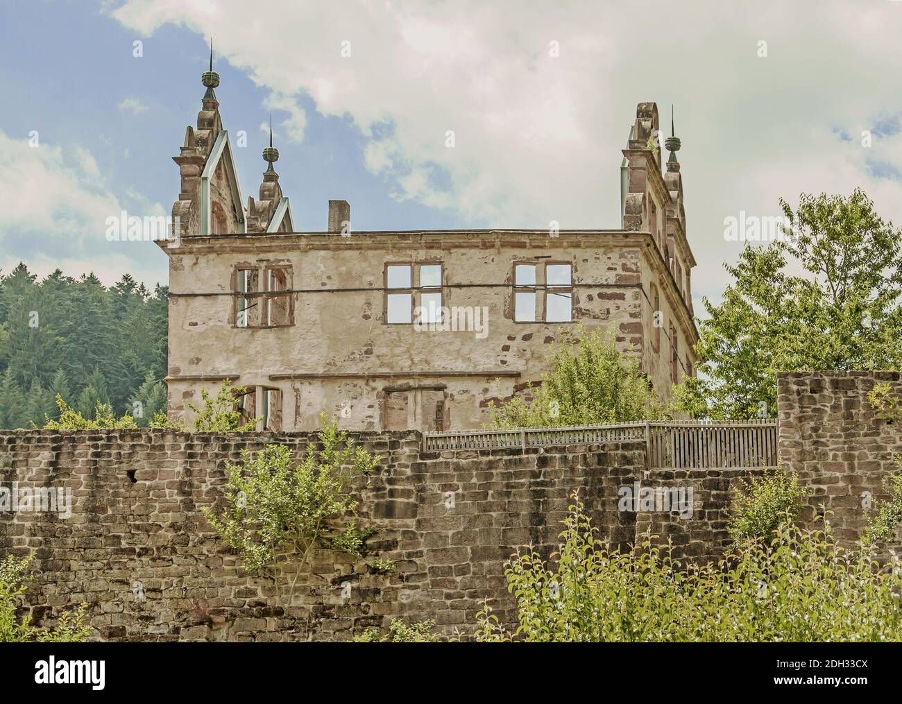 Hunting chateau ruin, Hirsau near Calw, Black Forest Stock Photo - Alamy
