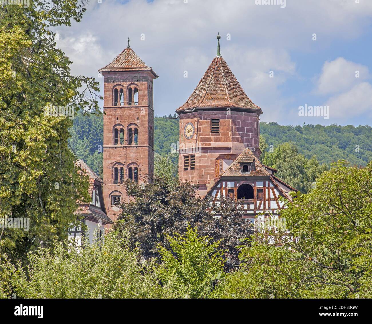 Ruined monastery St. Peter and Paul, Hirsau near Calw, Black Forest ...