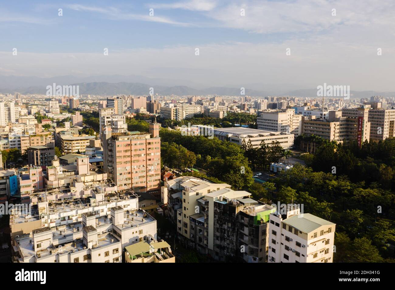 Cityscape of Taichung city Stock Photo - Alamy