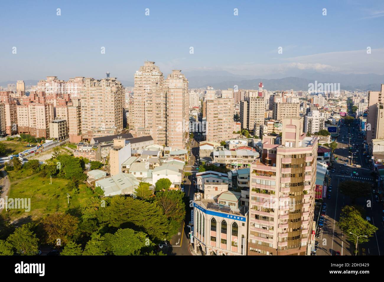 Cityscape of Taichung city Stock Photo - Alamy