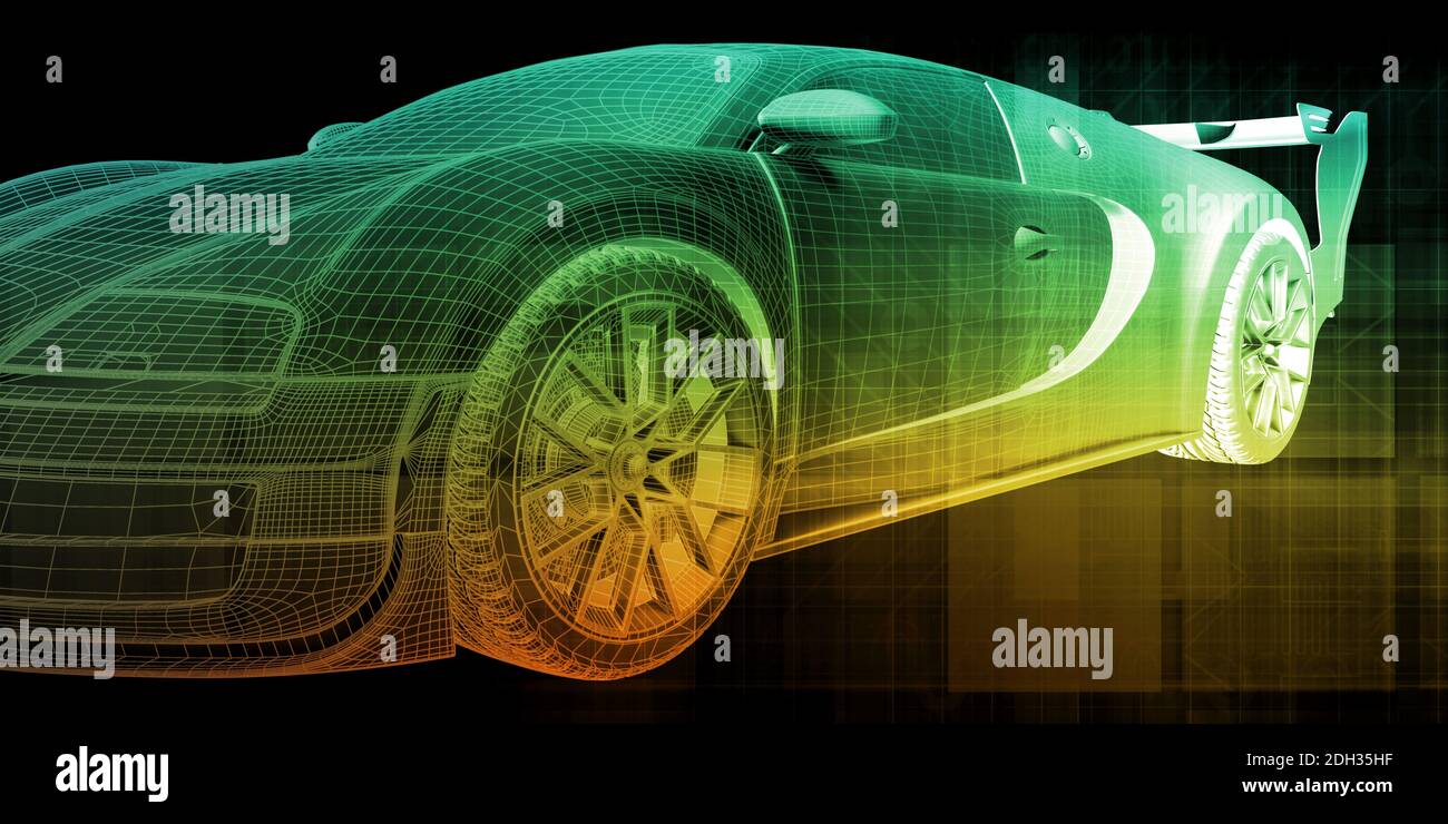 Car Design Abstract Stock Photo - Alamy